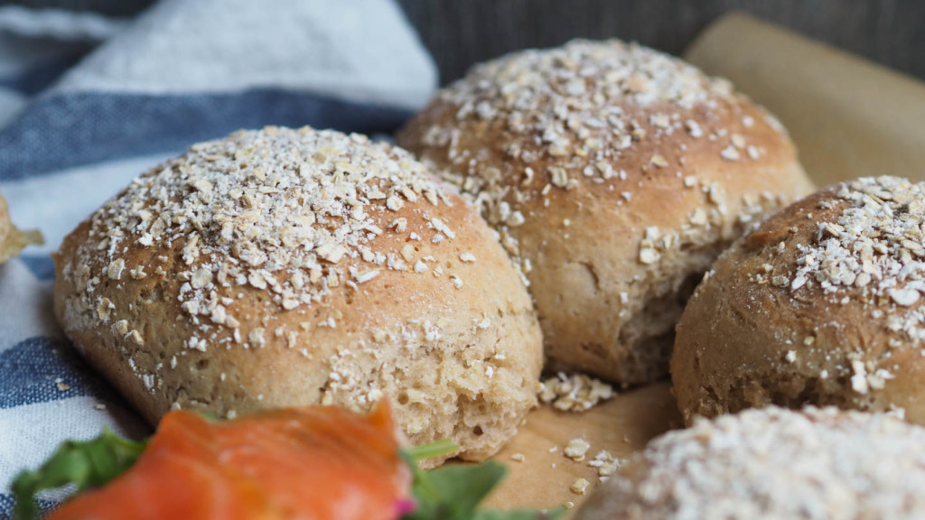 Rundstykker med havre